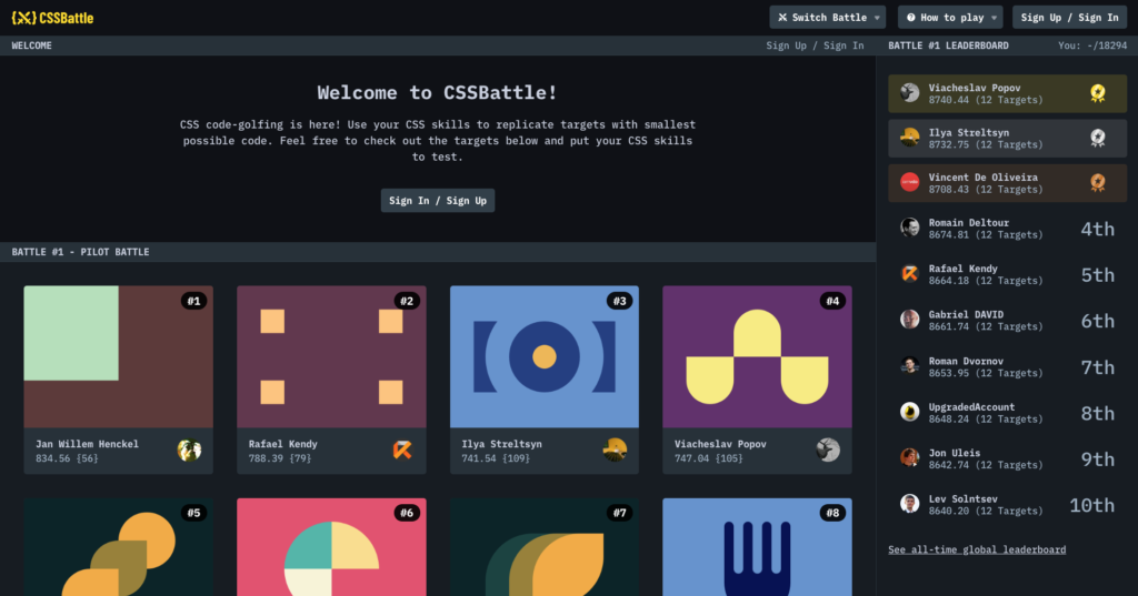 CSSをゲーム感覚で学べる「CSSバトル」が面白い！